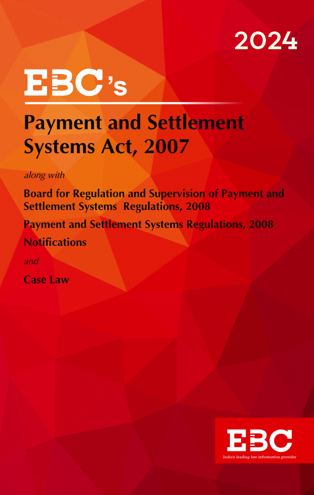 Payment and Settlement Systems Act, 2007 Bare Act (Print/eBook)